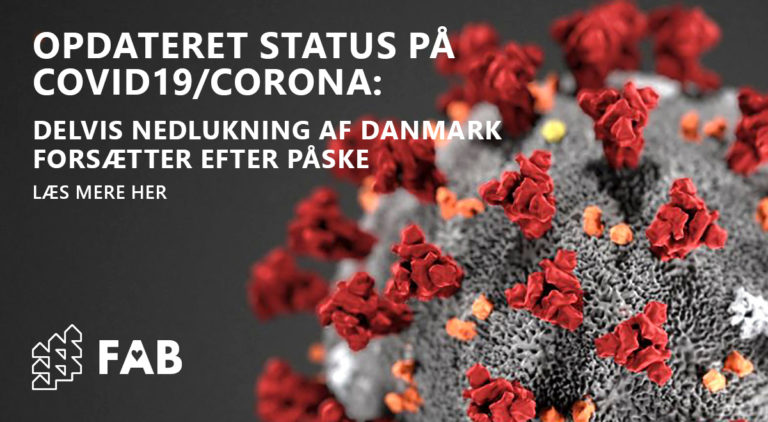 Opdateret status på COVID19/Corona: Delvis nedlukning af Danmark ...